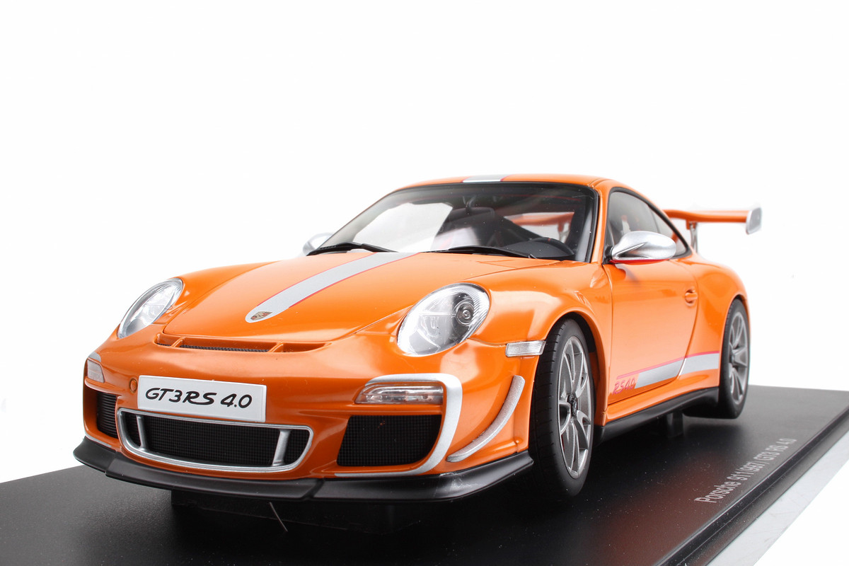 AUTOart Porsche 911 (997) GT3 RS 4.0 / Modell 1:18 / 78148 / Orange | eBay